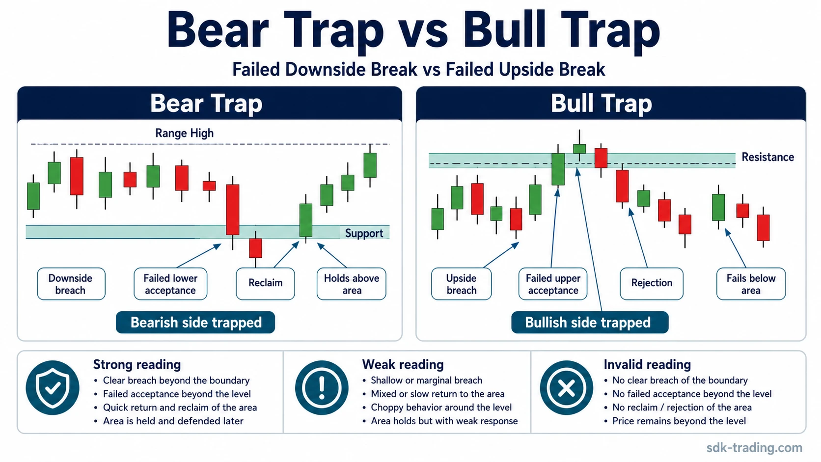 Bear Trap vs Bull Trap